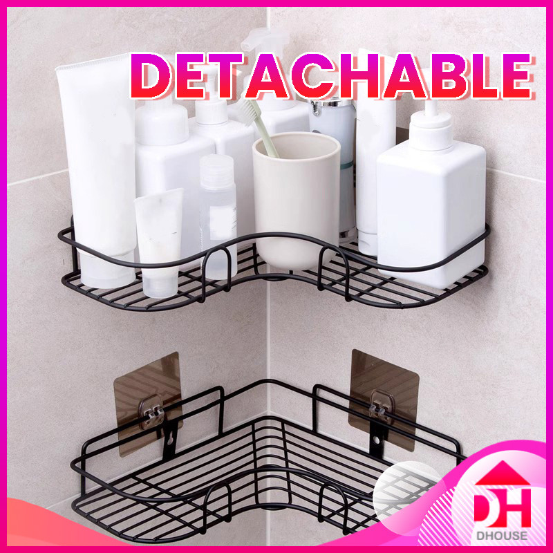Punch Free Bathroom Corner Storage Rack Kitchen Toilet Sink Seamless ...