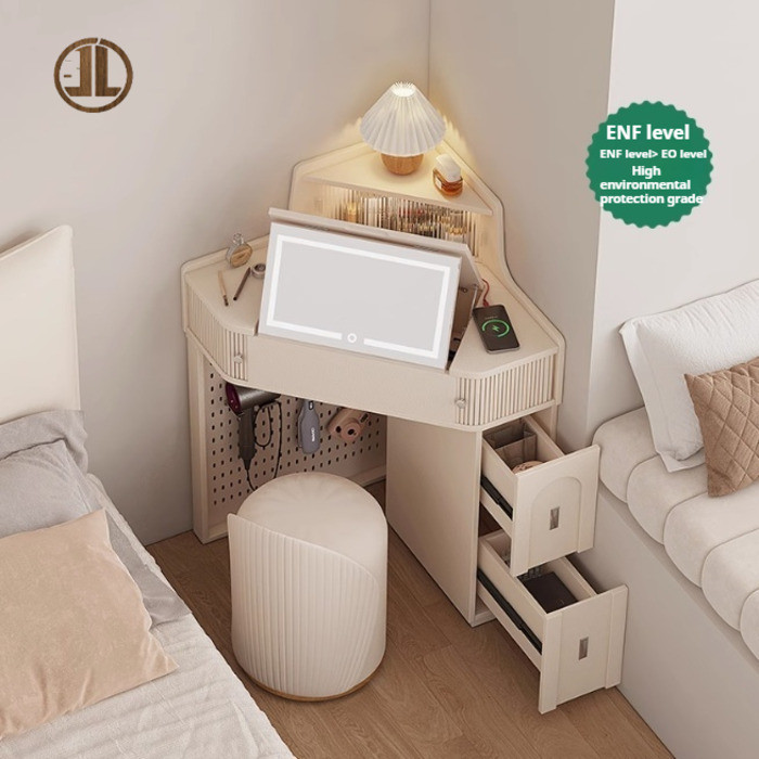 SP Dressing Table Cream Style Bedroom Flip Dressing Triangle Small ...
