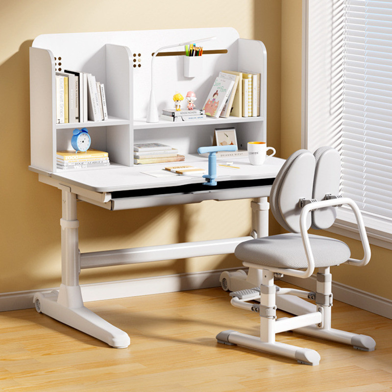 Study Table Ergonomic Kids Height Adjustable Table Home Study Desk Kids ...