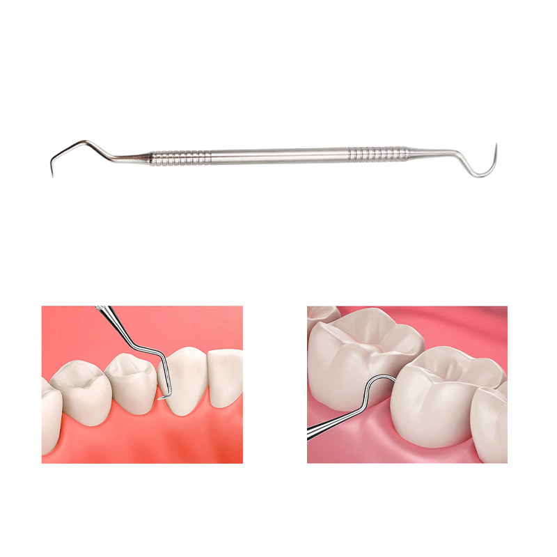 1/3/5pcs/Dentist Teeth Clean Hygiene Explorer Probe Hook Pick Stainless ...