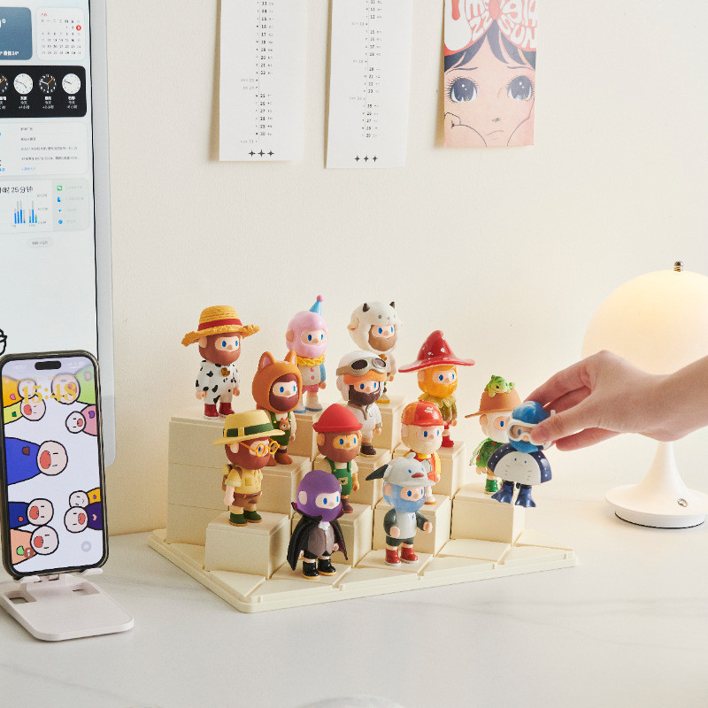 24 Movable Cubes DIY Blind Box Display Box Acrylic display box Popmart ...