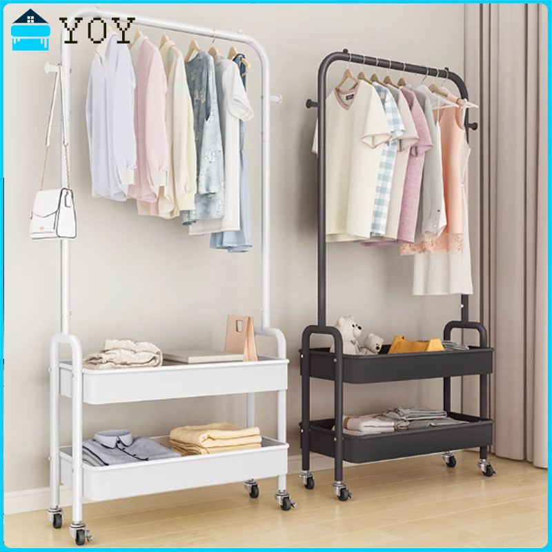 Coat rack removable clothes rack storage rack household clothes rack ...