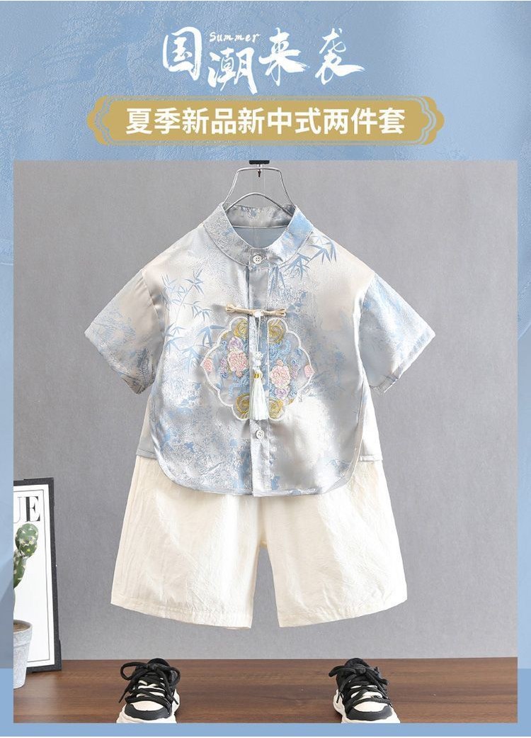 Chinese New Year Baby Boy kids CNY Clothes Boy Hanfu Costumes kids Tang ...