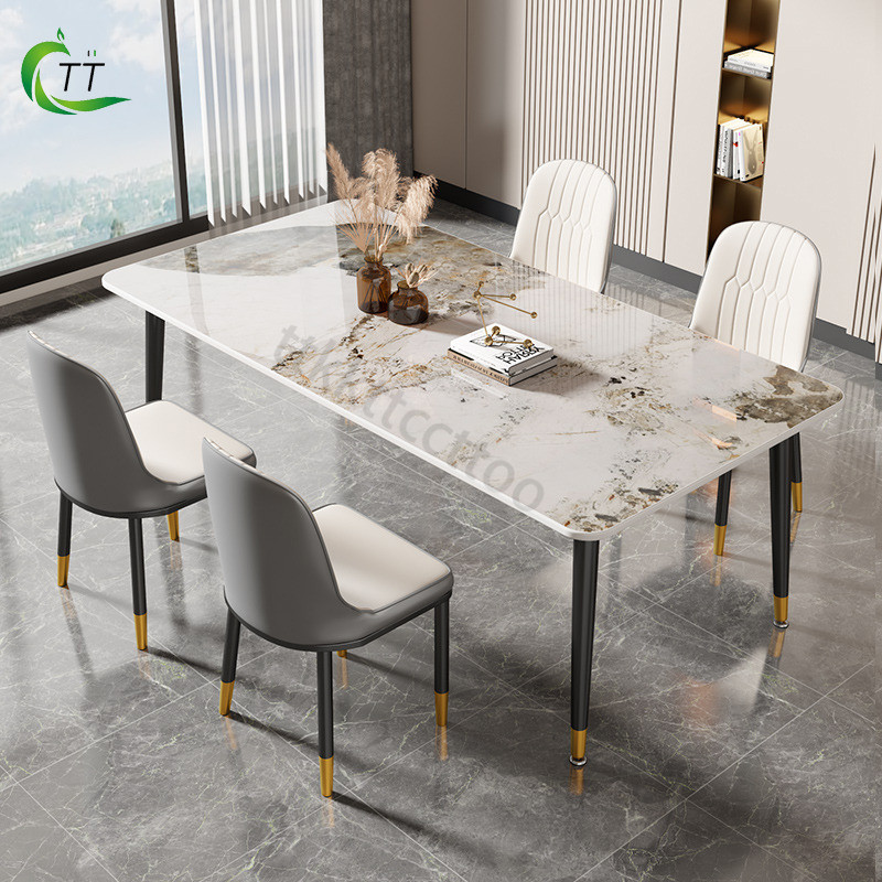 TT Dining Table Household Small Household Modern Simple Rectangular ...