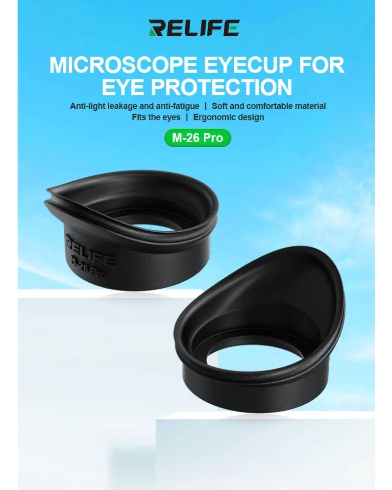 RELIFE M-26 Pro Microscope Eyecups, Anti-light Leakage and Anti-fatigue ...