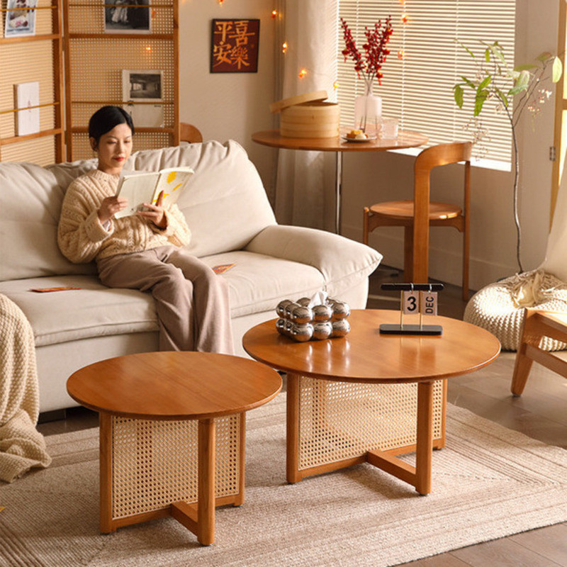 Coffee Table Cloud Solid Wood Nordic Living Room Home Simple Modern ...