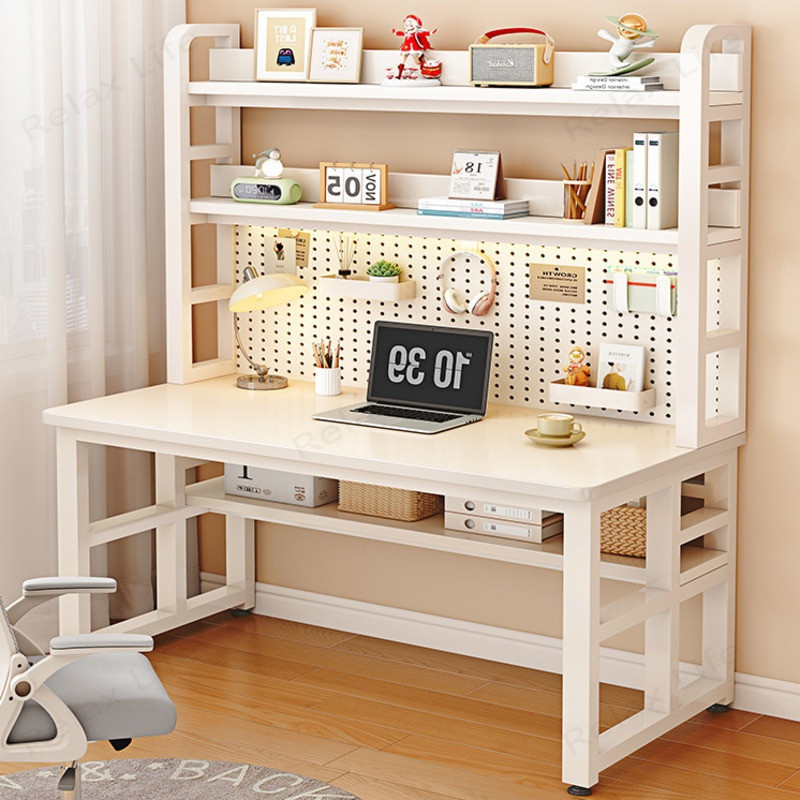 Learning Desk Bookshelf Combination Simple Modern Student Home Study ...