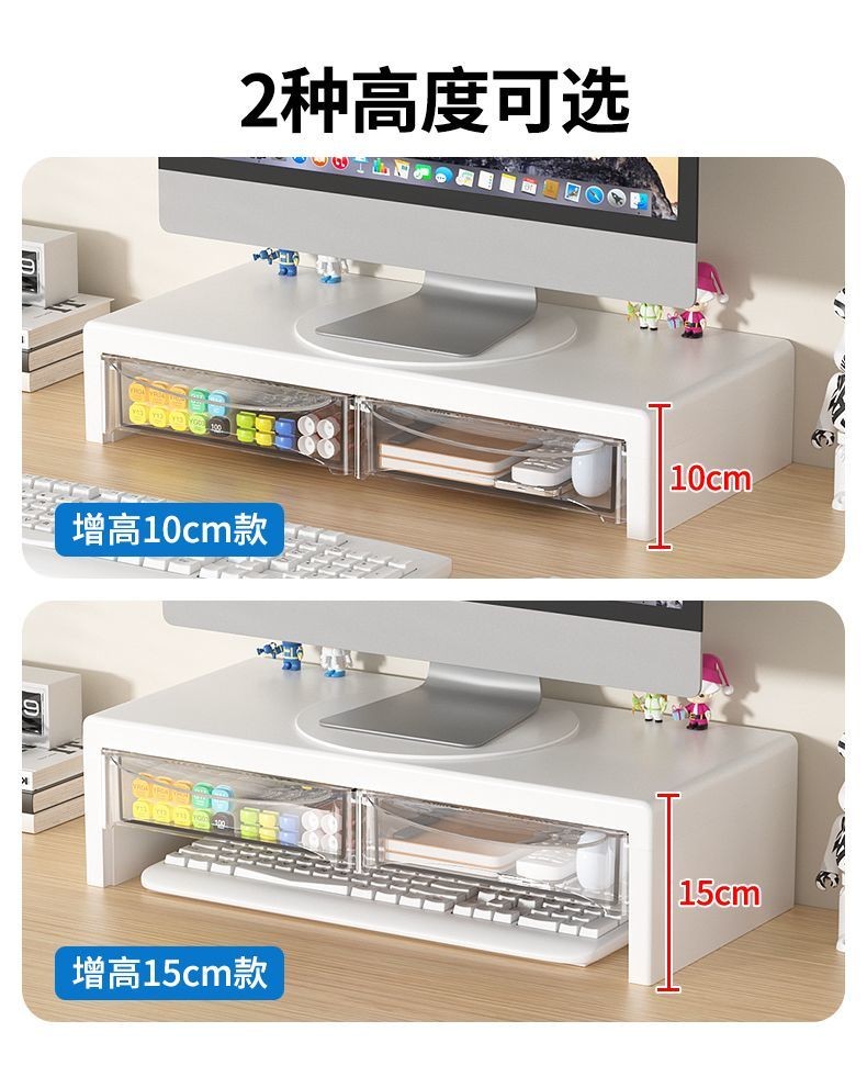 [48H Shipping] Station Monitor Elevated Rack Computer Screen Bracket ...