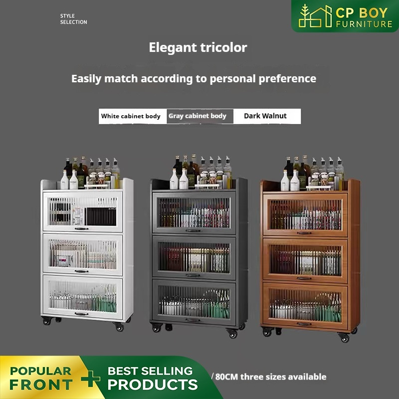 Ssr Kitchen Cabinet Home Multilayer Kitchen Storage Cabinet Rack Floor ...
