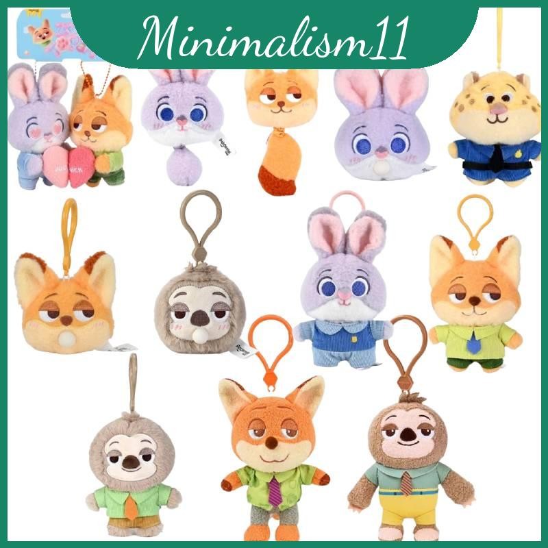 Adorable Zootopia Disney Judy Hopps And Nick Wilde Plush Keychain Fans For Toy | Shopee Singapore