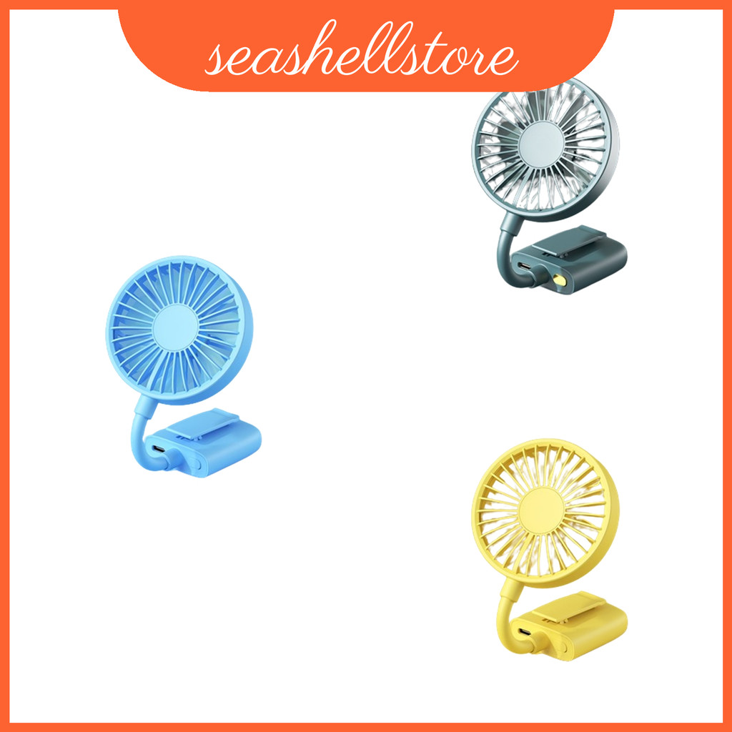 Clip-on Usb Portable Mini Fan With Left Right Oscillation 70.5g ...