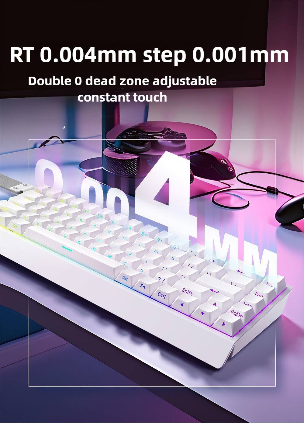 Mercury68 Magnetic Switch Keyboard Wired Hot Swappable 8000Hz Rapid ...