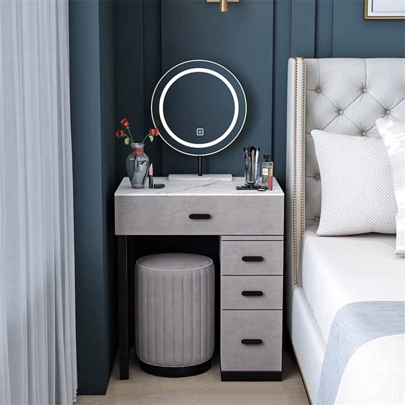 Solid Wood Luxury Dressing Table Bedroom Modern And Simple Small ...
