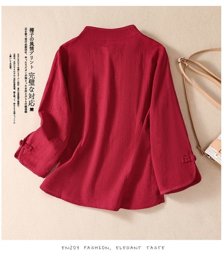 旗袍上衣 汉服上衣 Hanfu Top Qipao top Blouse CNY Women Chinese style top shirt ...