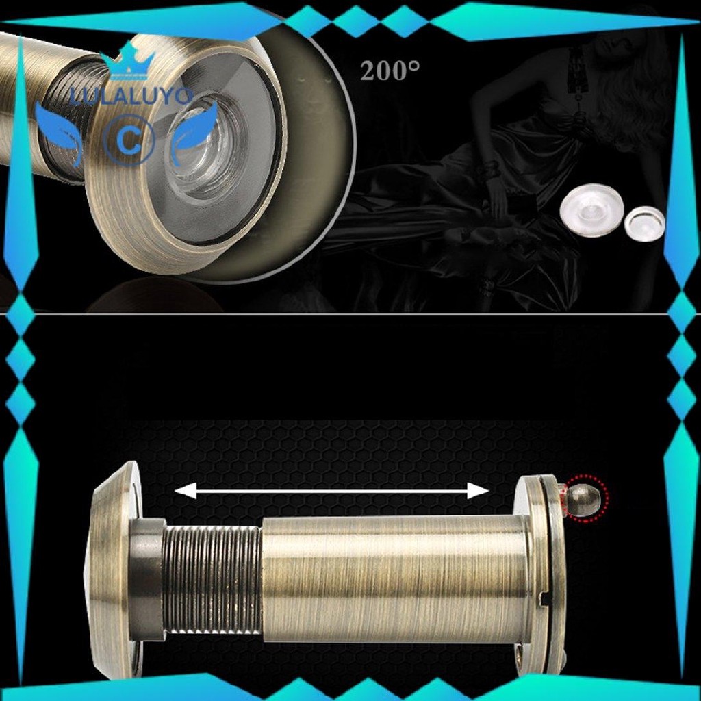 in stock MC Home Security 200 Degree 35-55mm Door Scope peephole Viewer ...