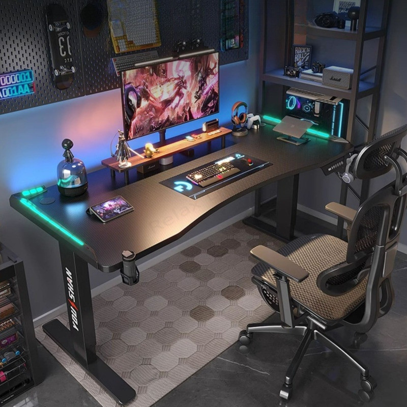 Esports Table Adjustable Intelligent Computer Desk Bedroom Esports Desk ...