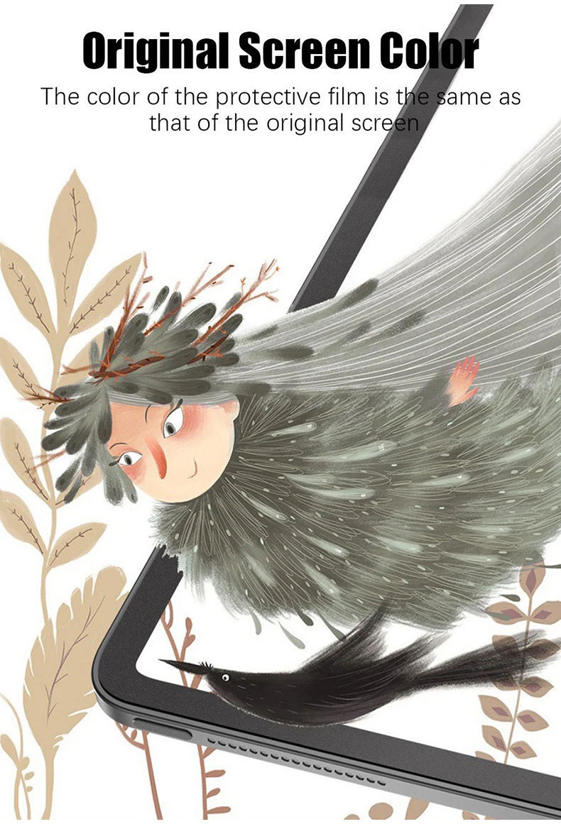 TBTIC Magnetic Matte Paper Like Screen Protector For Samsung Tab S10 S9 ...