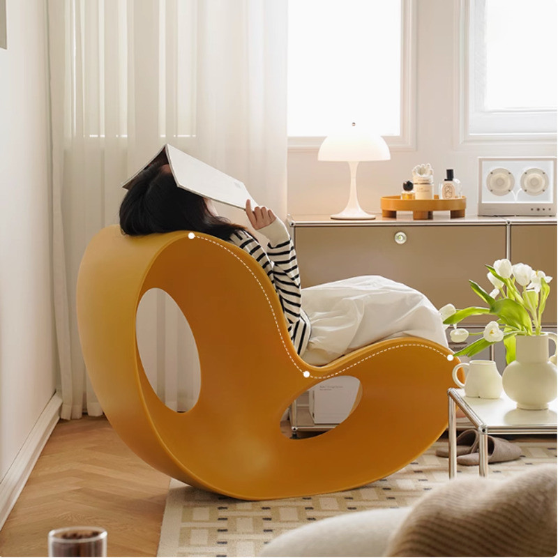 Lazy Butterfly Rocker Single Home Sofa Chairs Less Living Room Balcony ...