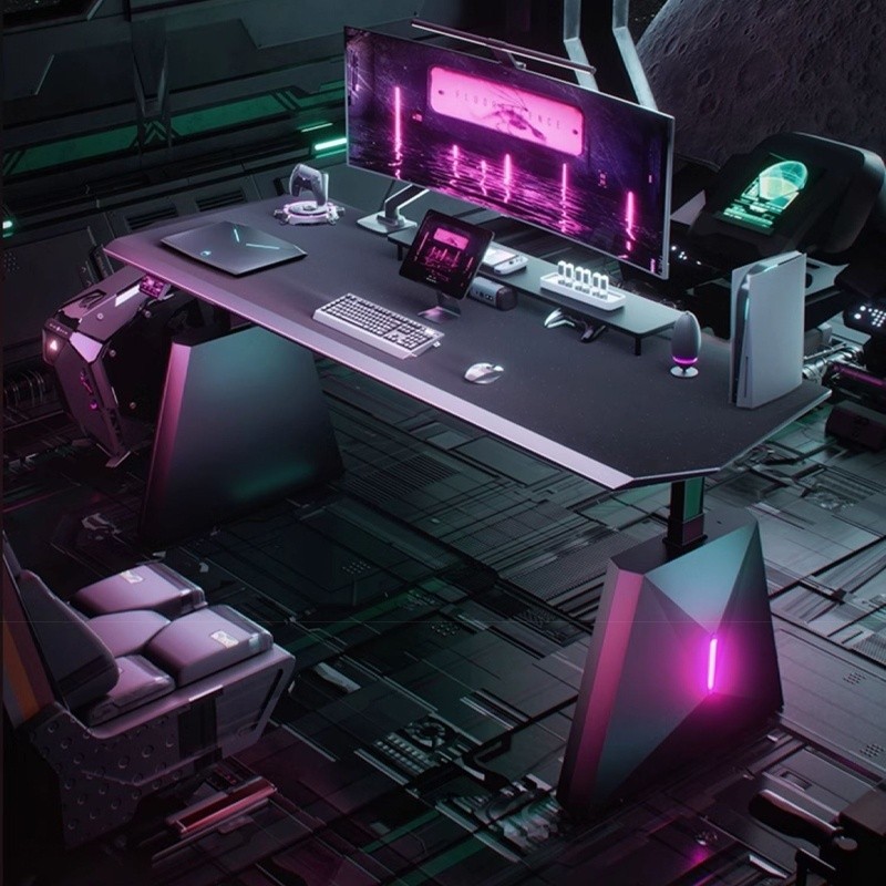 Smart Computer Table Controller Electric Study Table Double Computer ...