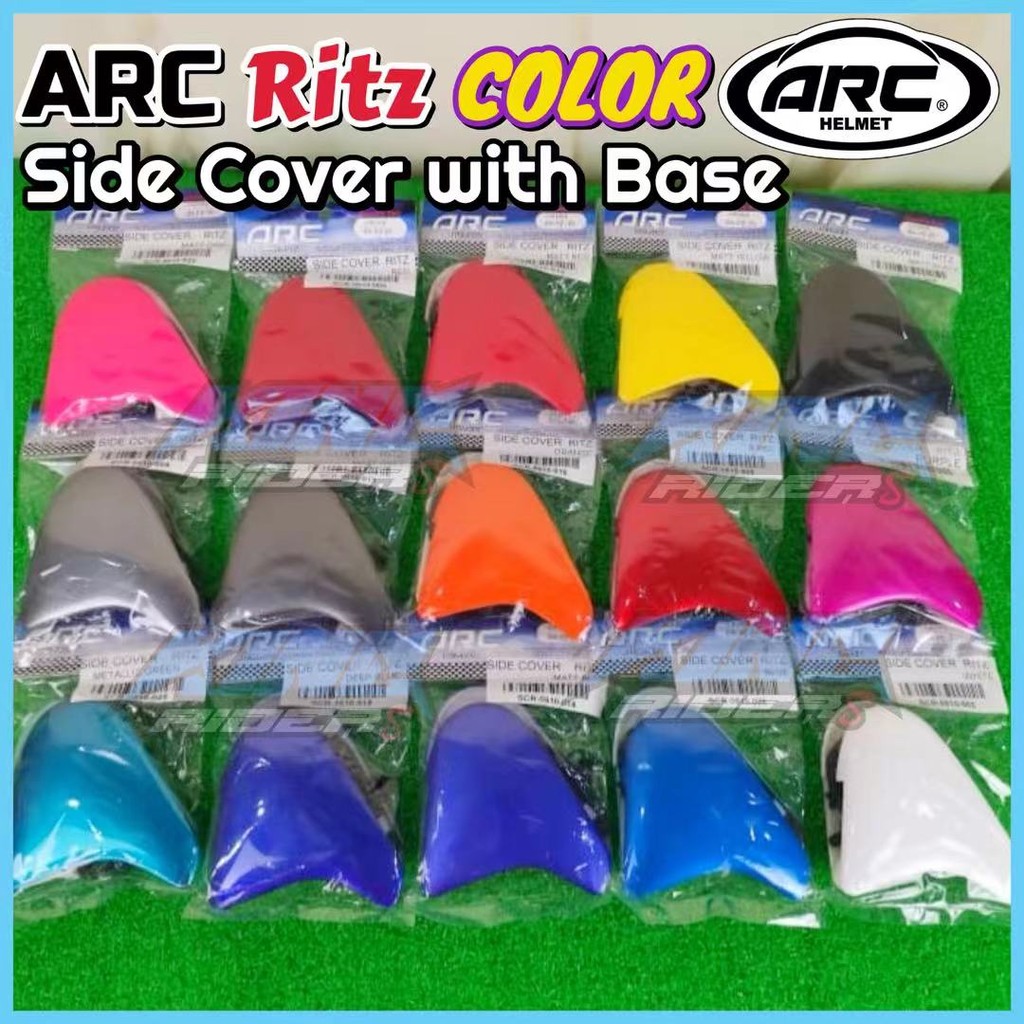 ARC Ritz Helmet Side Cover Full Set Repair Kit with Rachet Gear Base ...