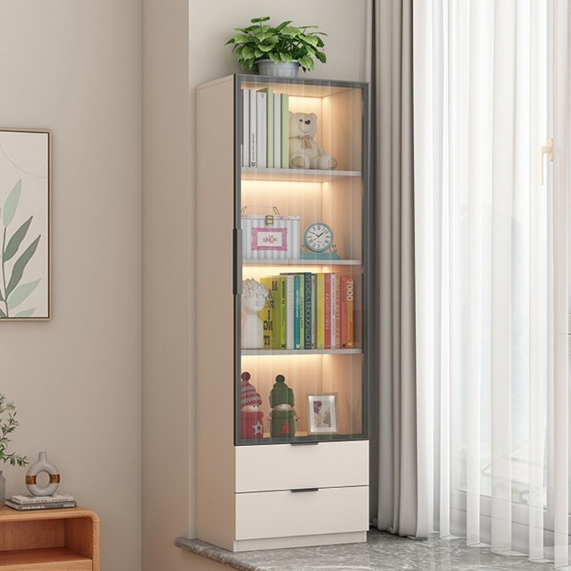 Solid Wood Window Cabinet Drawer Style Balcony Cabinet Floor Standing ...