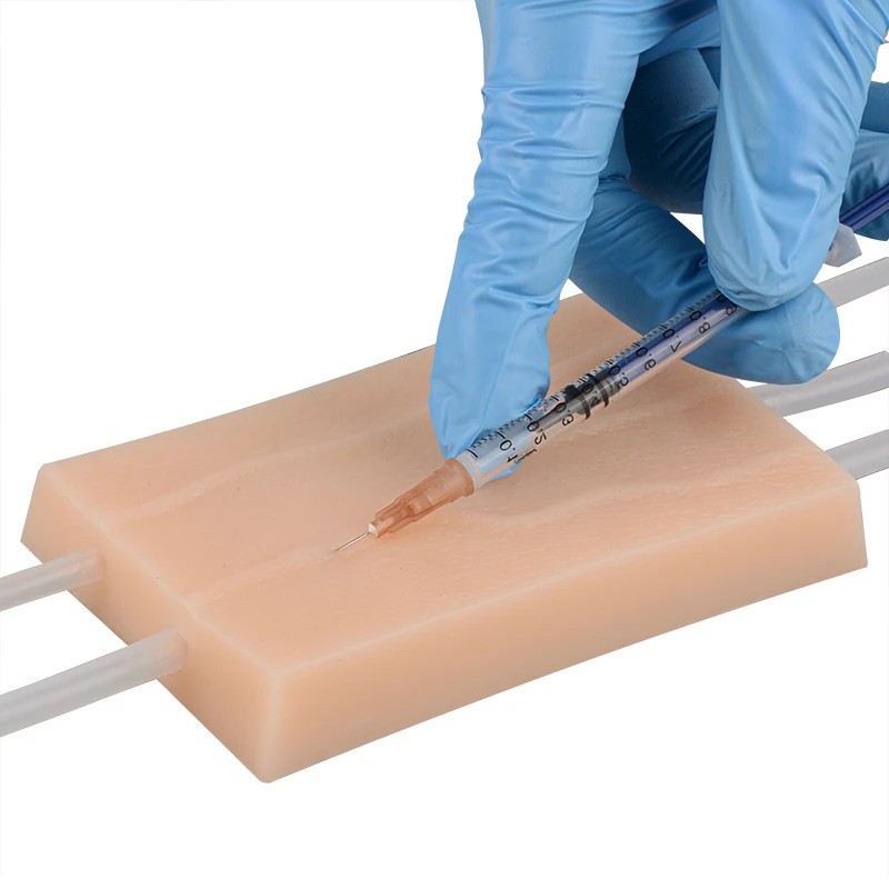 Injection Training Pad Silicone Human Skin Suture Model Y/4 Vein ...
