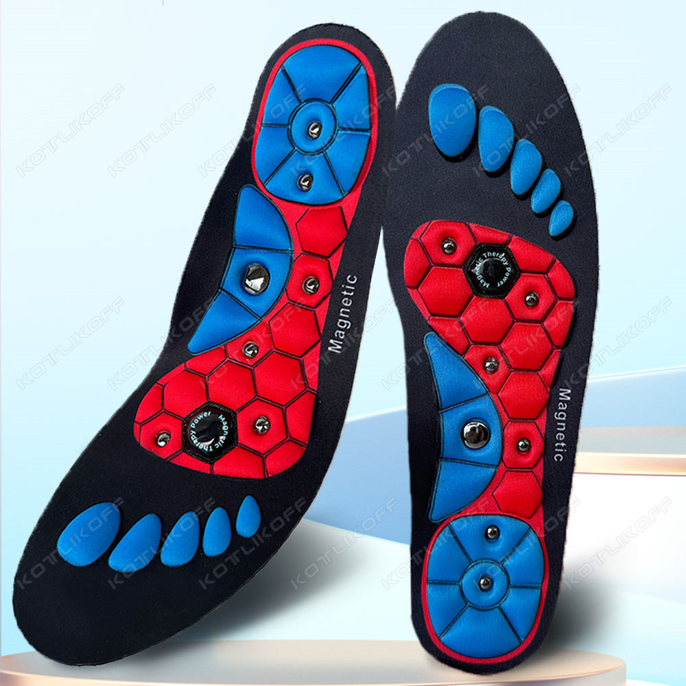 NEW Magnetic Therapy Foot Acupressure Insole Reflexology Pain Relief ...