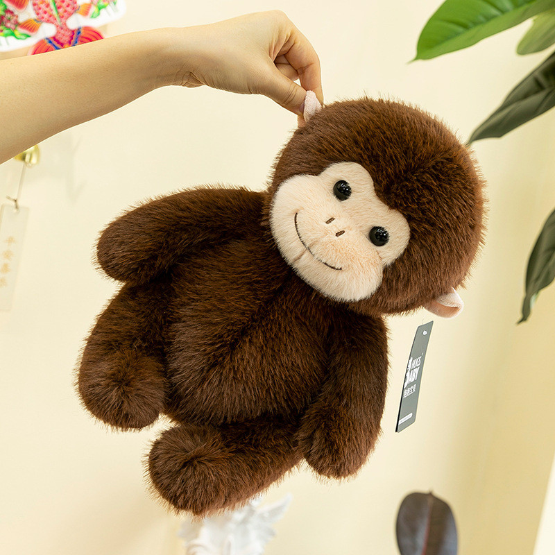 Cartoon Monkey Cute Plush Toy Collection Featuring Golden Monkey Design ...