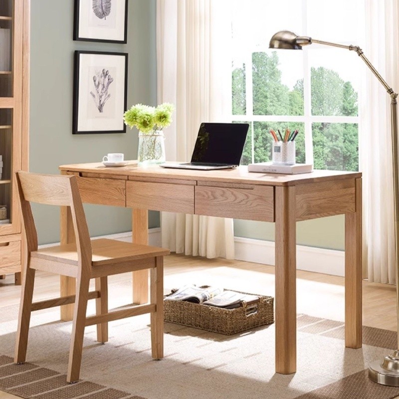 Furniture Solid Wood Office Table North American Oak Study Table ...