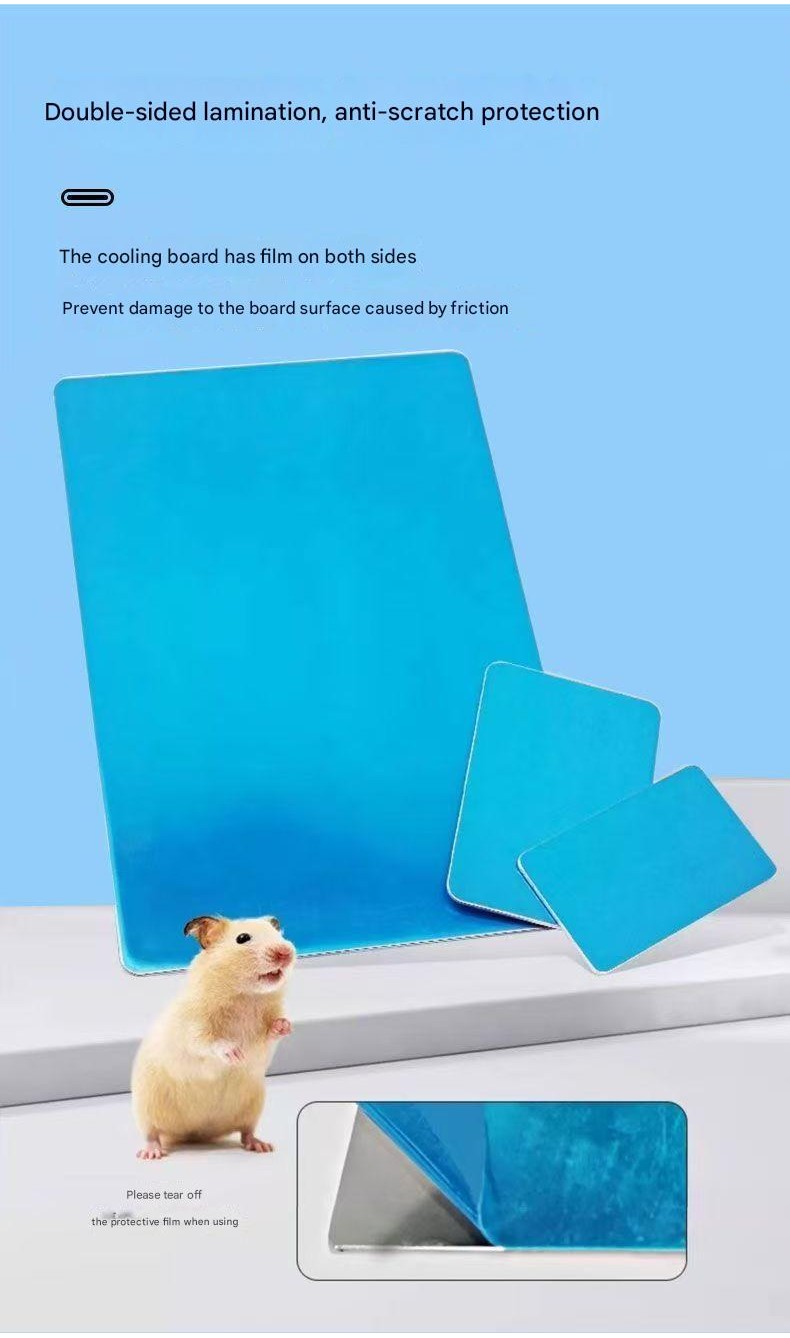 Rabbit Aluminium Cooling Plate Pet instant cooling pad Cooling Bed ...