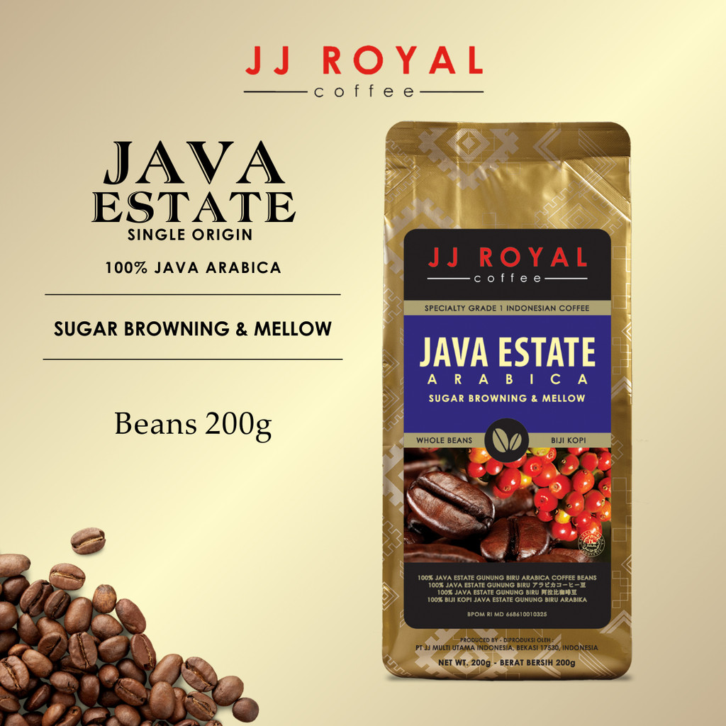 JJ Royal Coffee | Java Estate 100% Java Arabica Coffee (Whole Bean ...