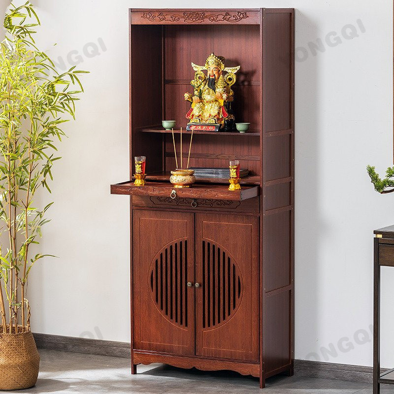 TTCC Altar Table New Chinese Standing Cabinet God Of Fortune Placement ...