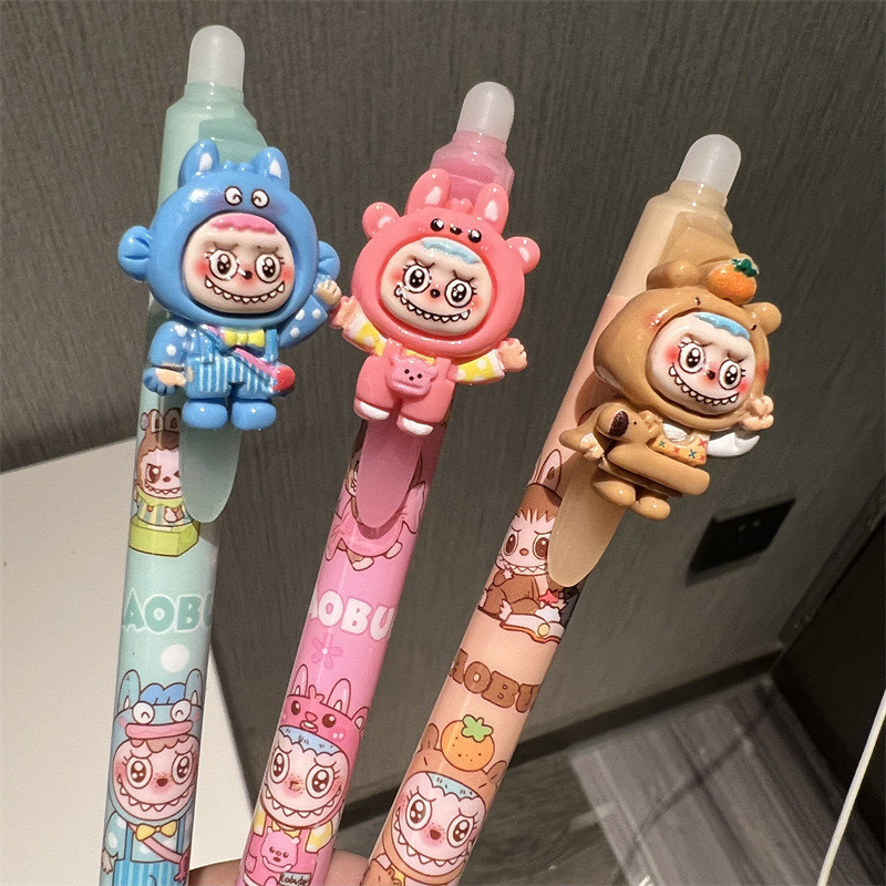 labubu New model with press button and erasable feature ins Cartoon ...