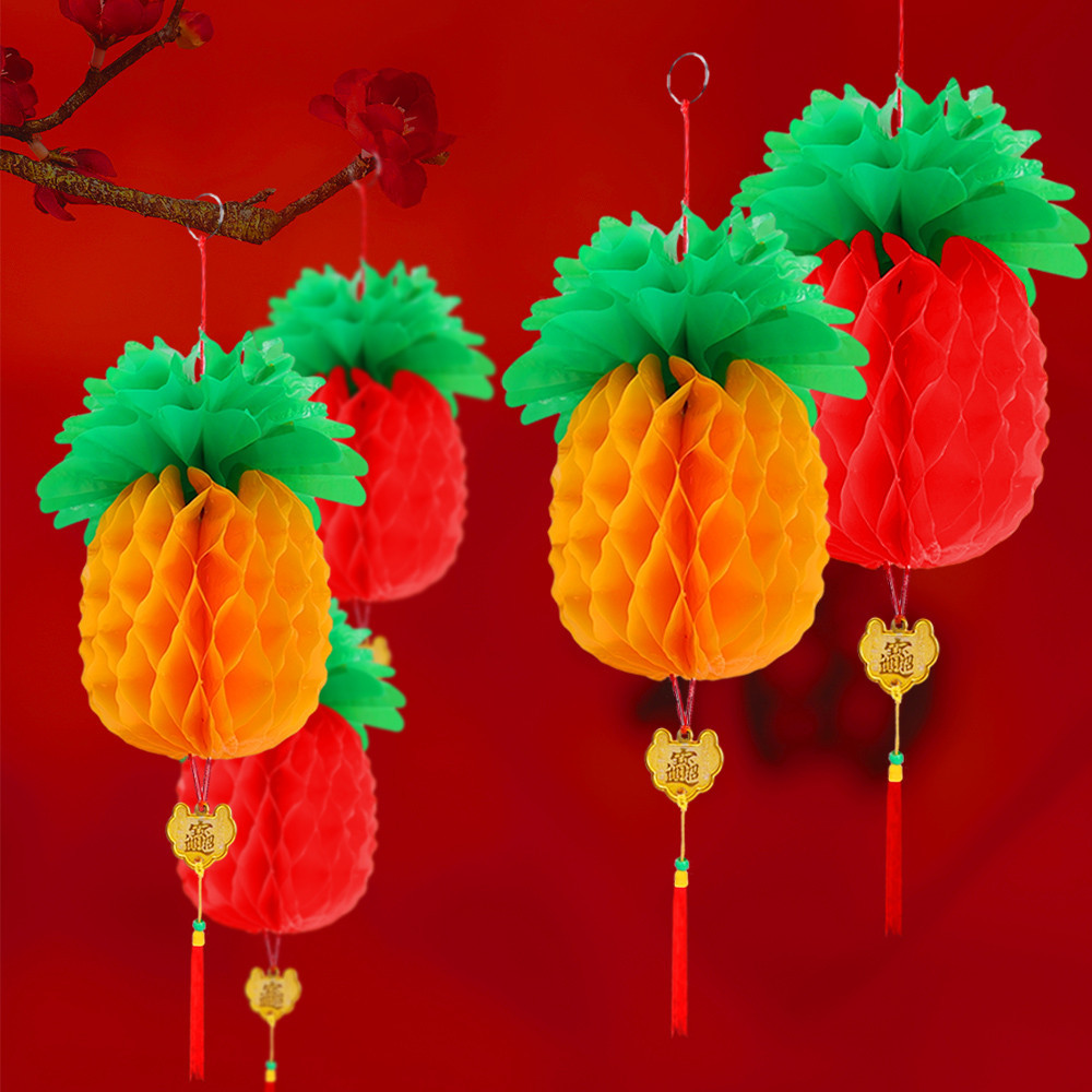 Spring Festival Traditional Honeycomb Paper Lantern Craft Pendant - DIY ...