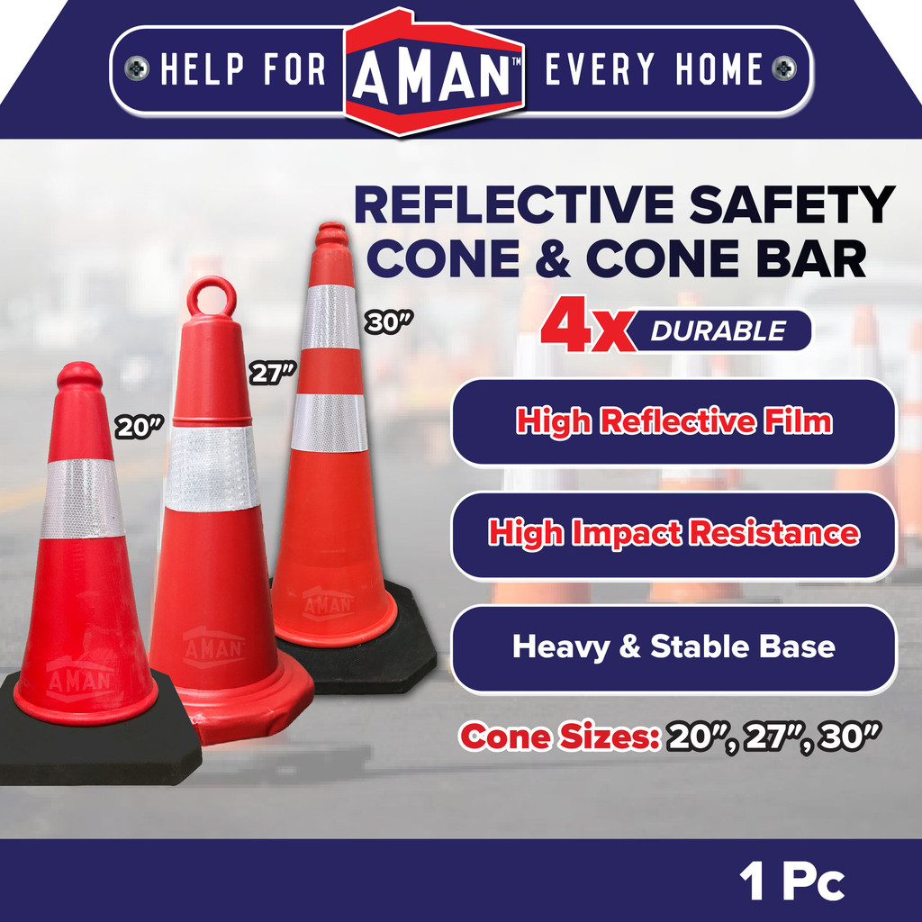 PVC Reflective Signal Warning Safety Cone Reflective Line Traffic Cone ...
