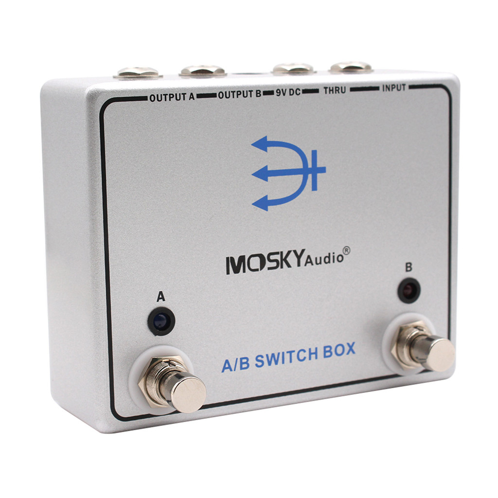 MOSKYaudio A/B SWITCH BOX ABY Pedal Dual Channel Switch Box Line AB ...