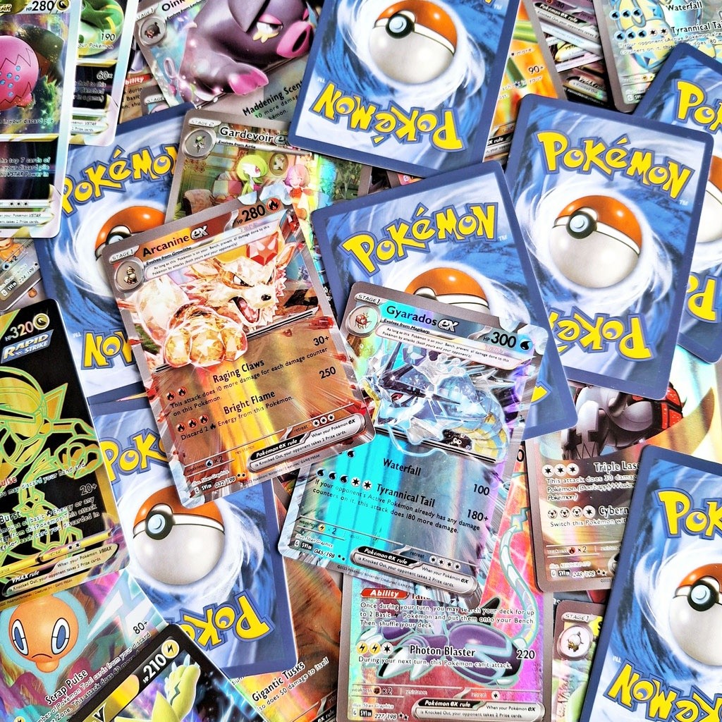 100Pcs Pokemon Card Anime Pikachu Shiny VMAX/GX English Trading Card ...