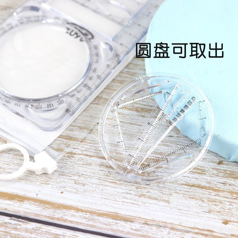 Rulers, Protractors & Stencils Mathematics Multifunctional Drawing ...