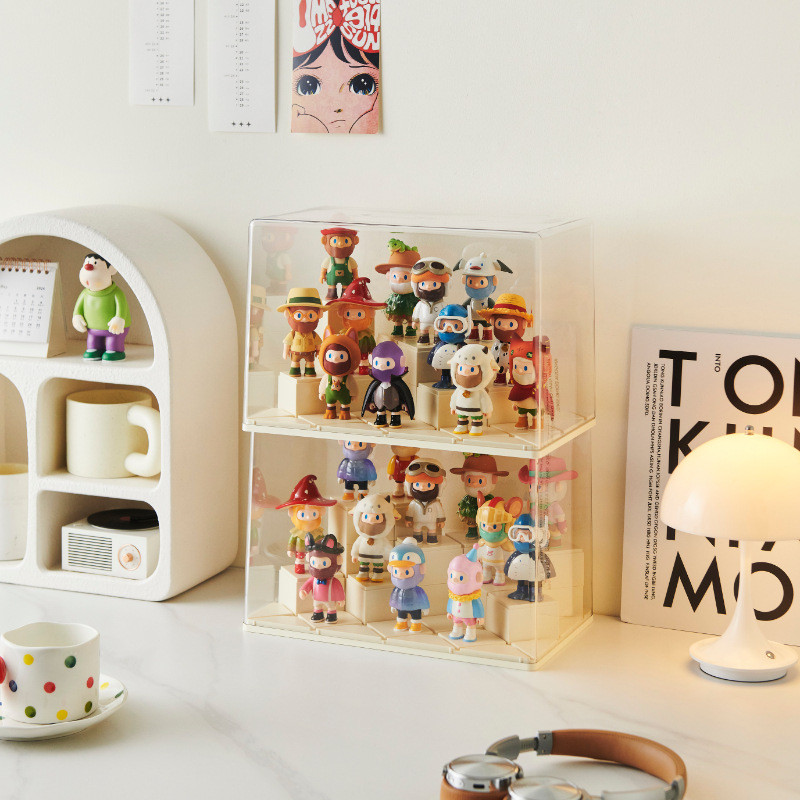 Blind Box Display Box 24Pcs Movable Dustproof Model Display Case ...