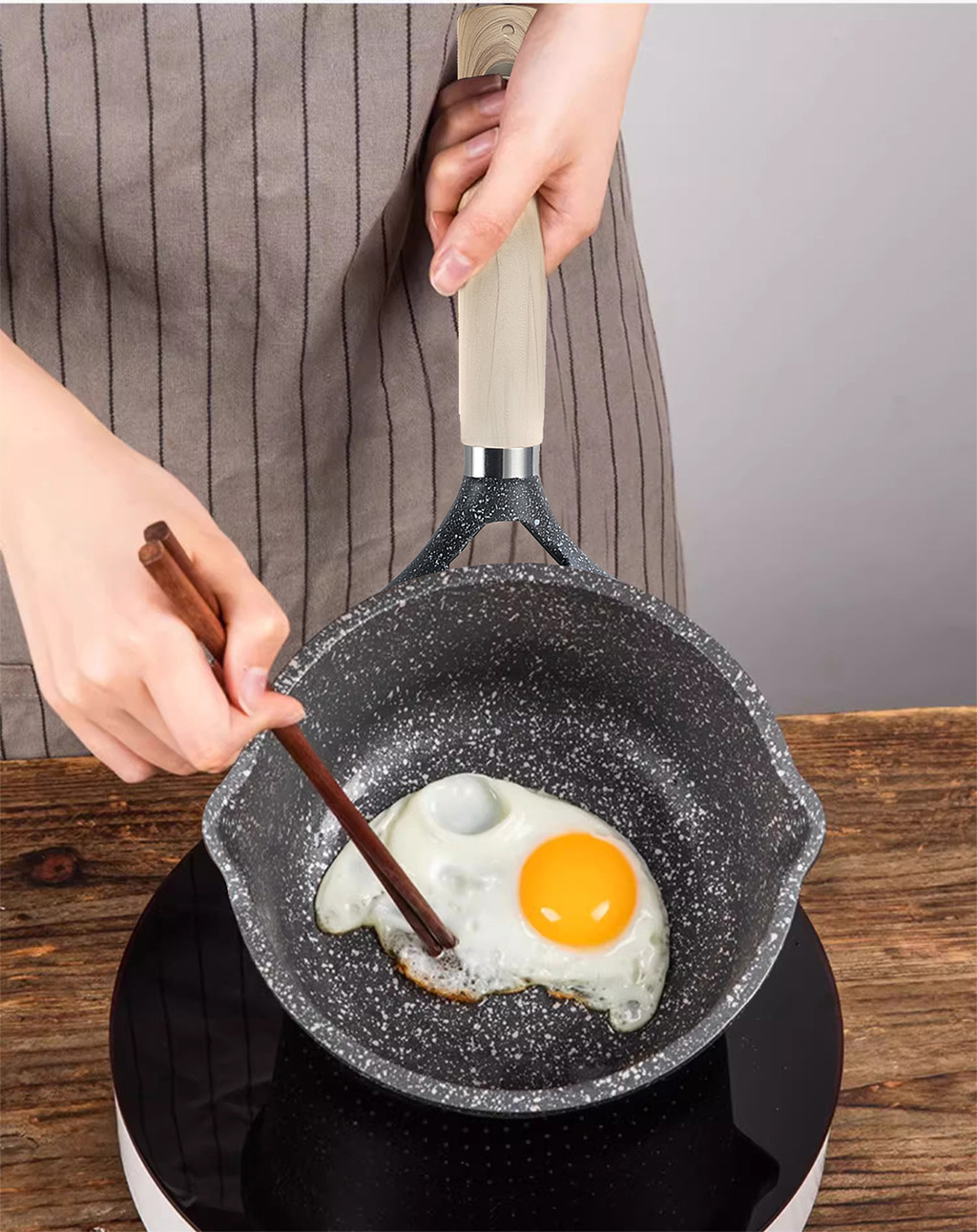 Endo GANSEKI 18cm I.H. Die Cast Saucepan - E-GSK-18SP | Shopee Singapore