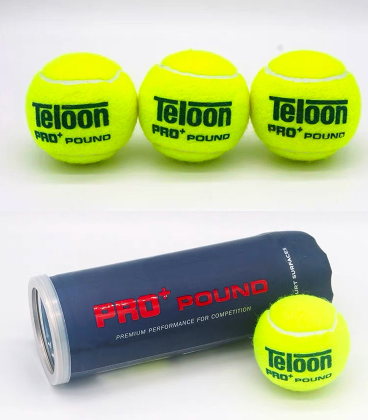 Teloon P3 Pro+ Match Tennis Balls, 2/6 Cans, for Junior Intermediate ...