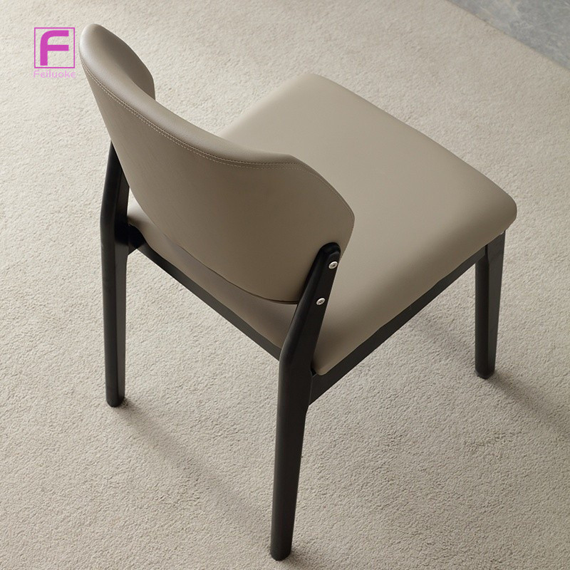 Dining Chair Wind Dining Quiet Chair Household Solid Wood Nordic Modern ...