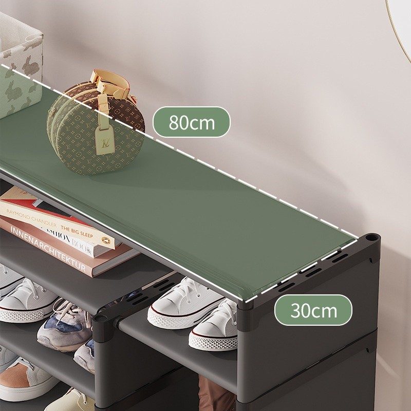 Wenbo 6/7 Layer Shoes Storage Organizer Rack Space Saving With Dust ...