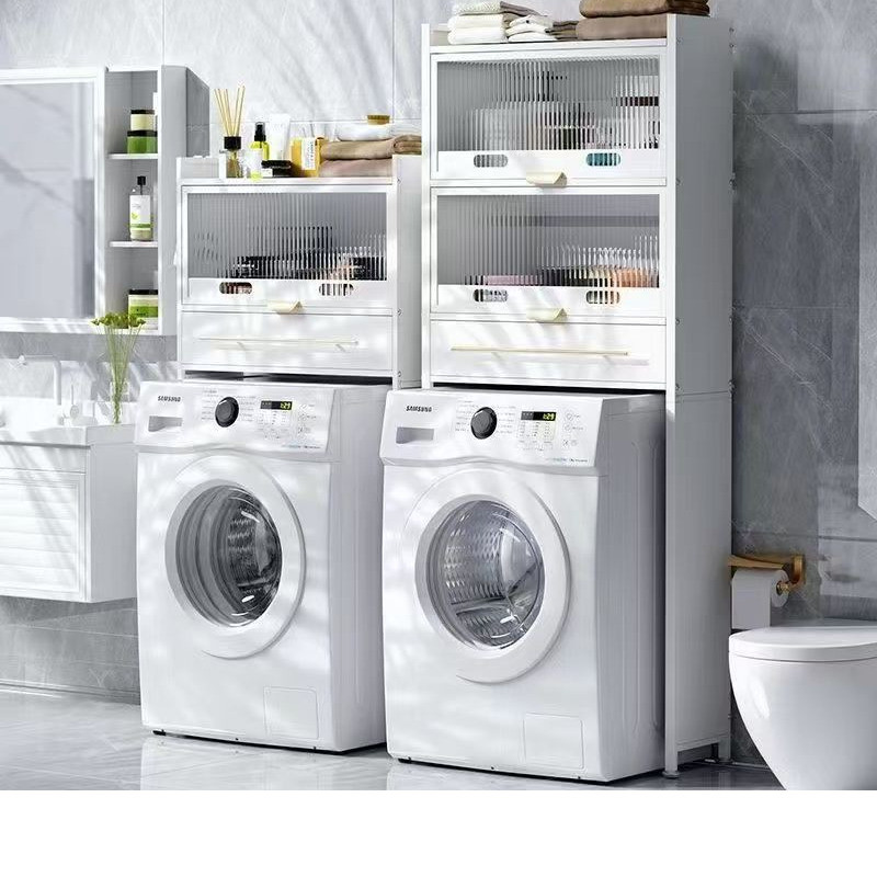 Oo Washing Rack Hine Balcony Laundry Cabinet Or Moisture-proof Storage ...