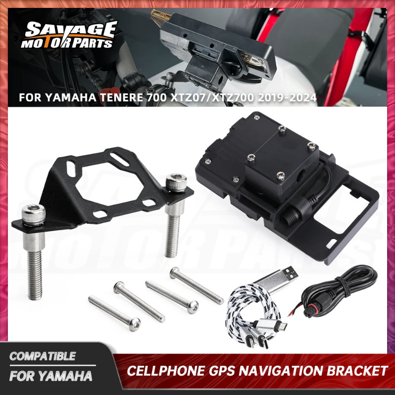 For Yamaha Tenere 700 XTZ07 XTZ700 GPS Navigation Bracket Mobile Phone ...