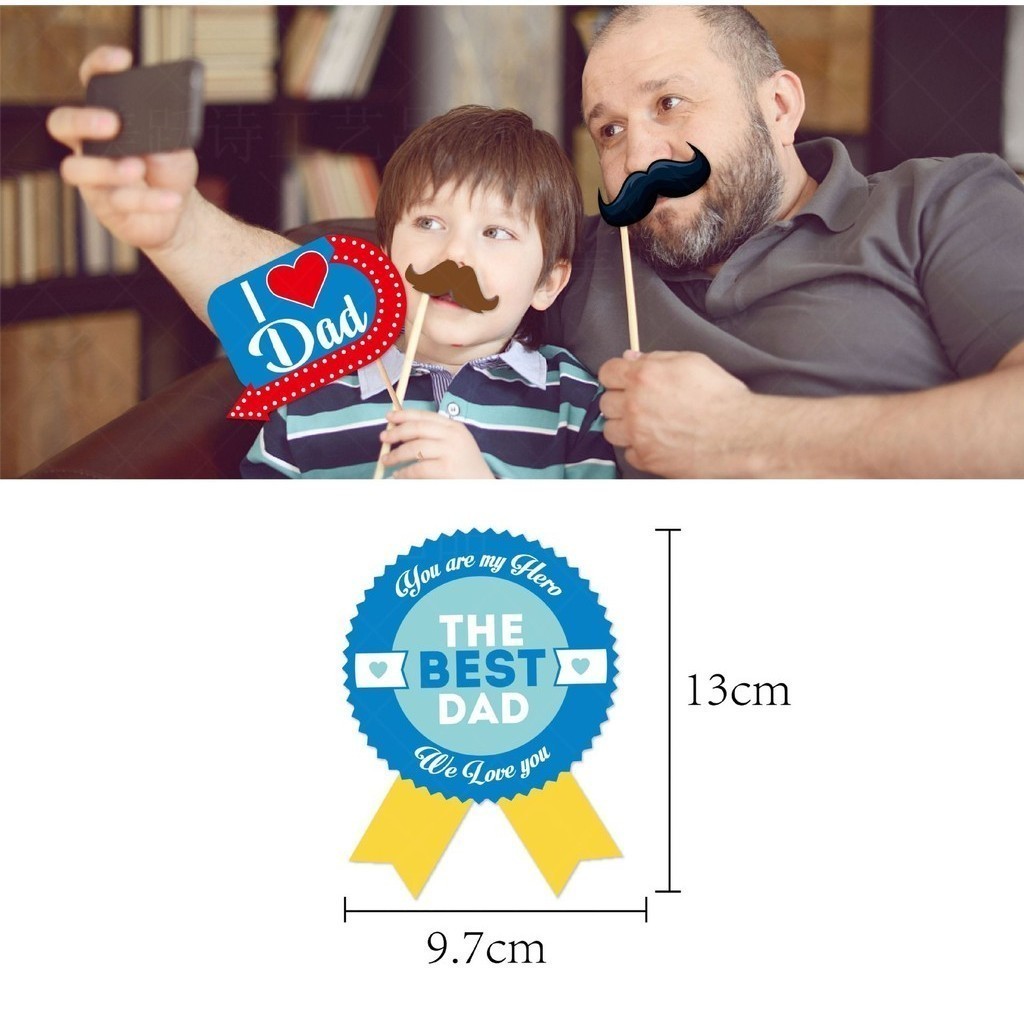 [Ready stock] 28pcs/Set Father's Day Party Decoration Supplies ...