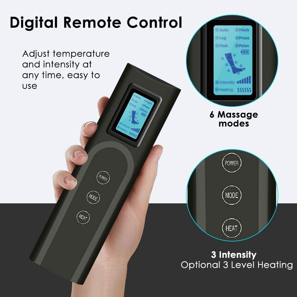 Professional Electric Leg Muscle Relaxer 6 modes Air Compression ...