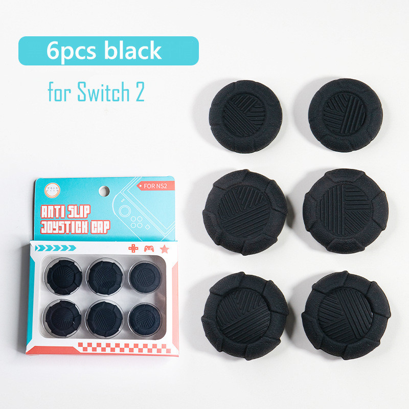 6Pcs Thumb Stick Grip Caps for Nintendo Switch 2 Joycon Thumbstick Case ...
