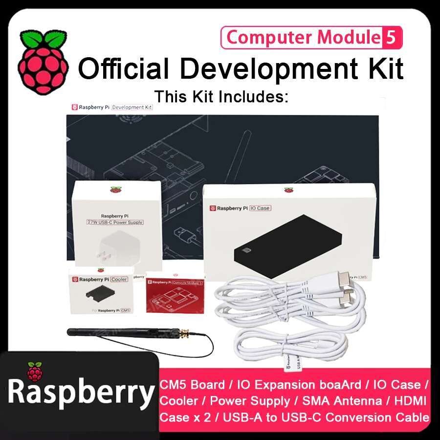Official Raspberry Pi CM5 CM5104032 Kit Dev Kit (CM5104032/IO Expansion ...