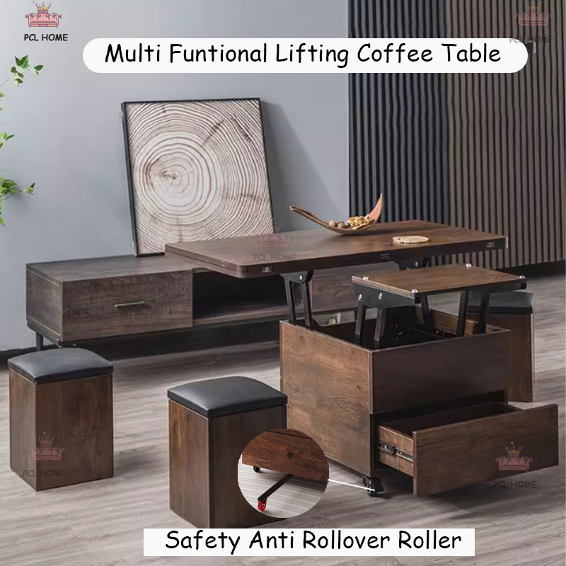 PCL Multifunctional Lifting Foldable Lift With 4 Stools Small Family ...